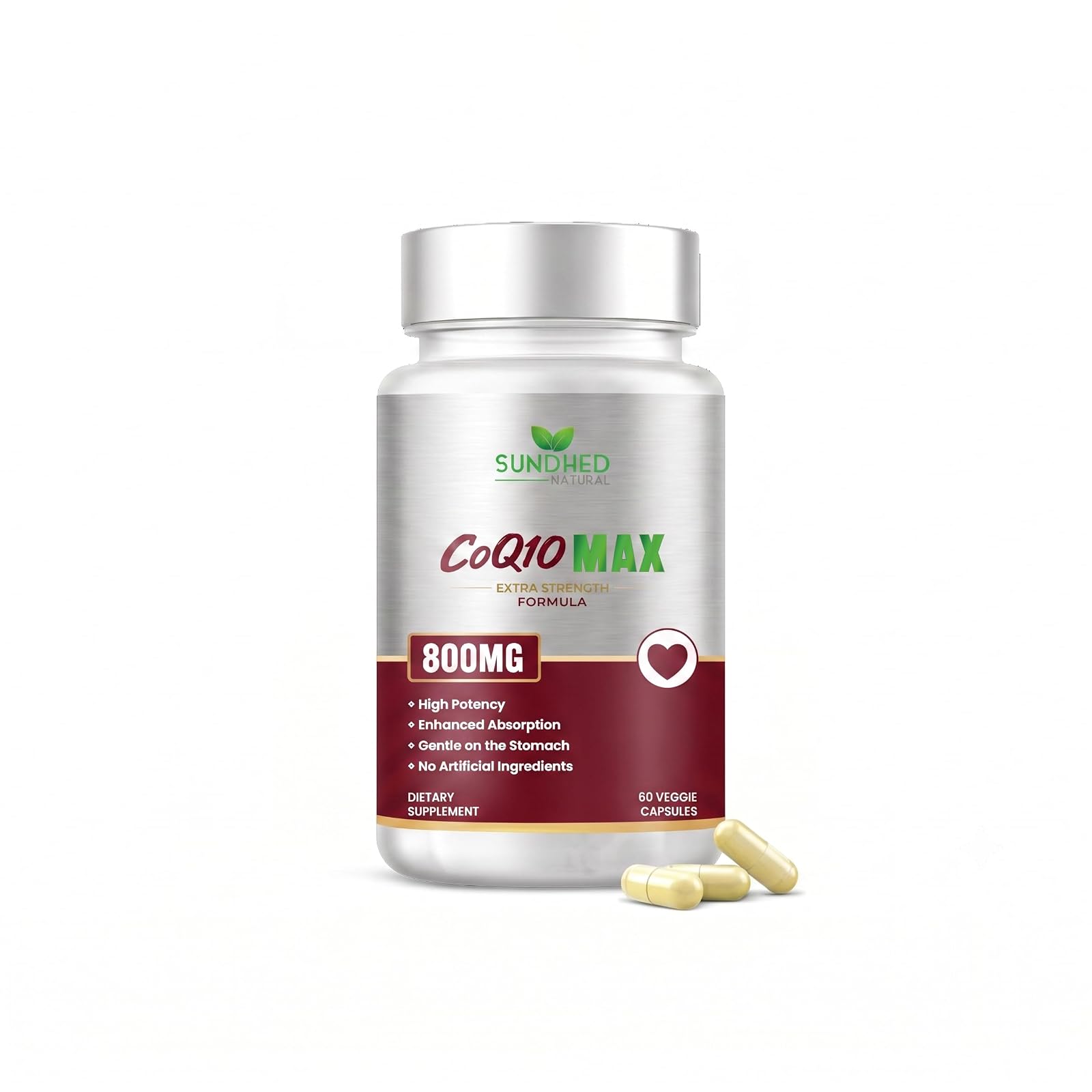 coq10 800 mg vegan capsules