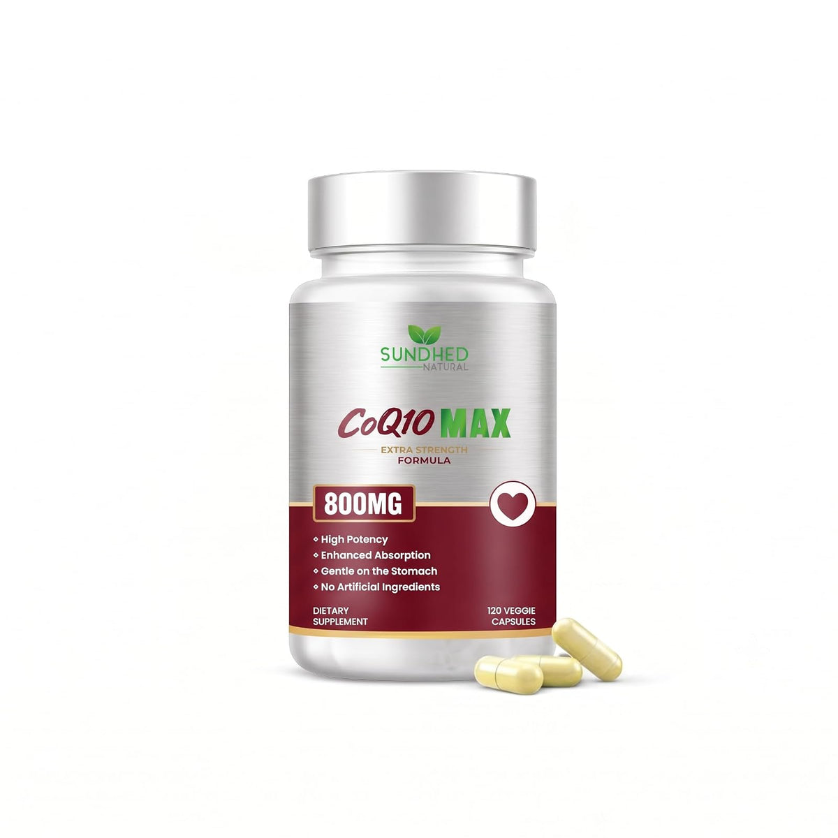 coq10 800 mg vegan capsules