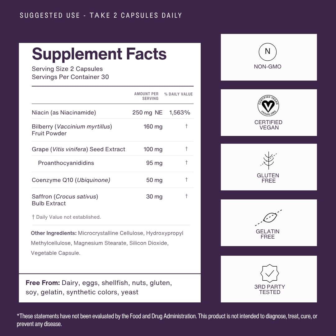 CoQ10 and bilberry for eye pressure