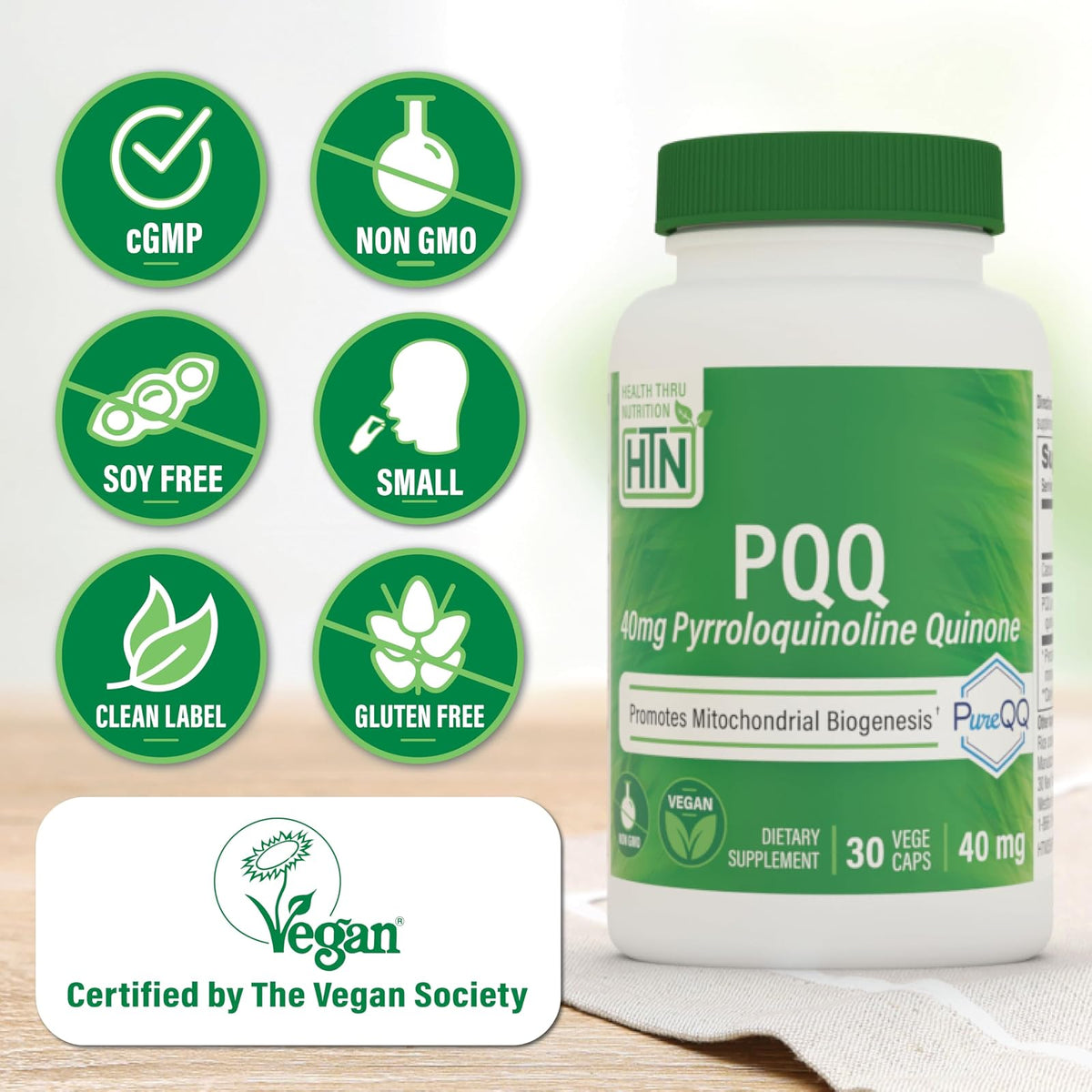 CoQ10 and PQQ for heart health