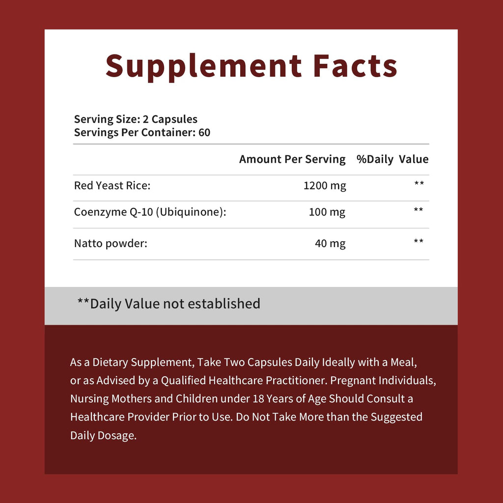 CoQ10 and Red Yeast Rice benefits
