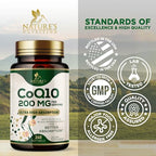 CoQ10 antioxidant support supplement