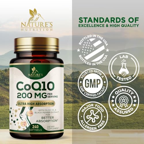 CoQ10 antioxidant support supplement