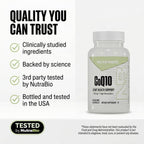 CoQ10 capsules for antioxidant protection