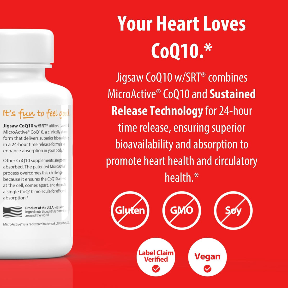 CoQ10 capsules for antioxidant support