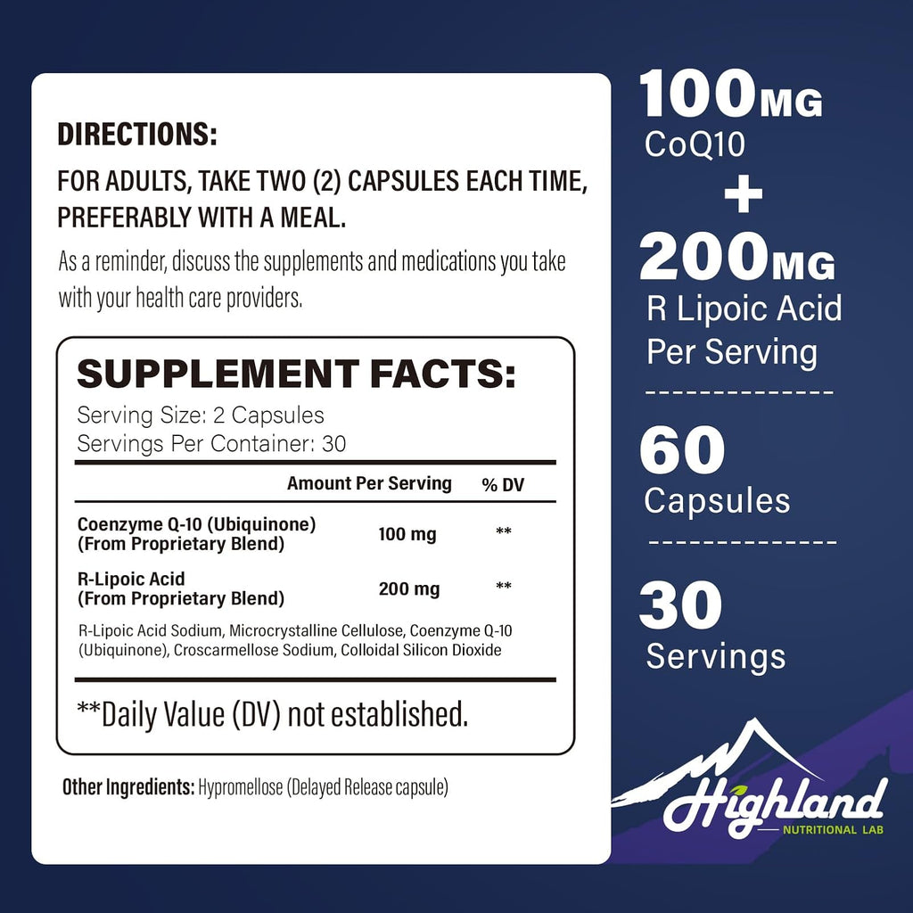 coq10 capsules for cellular energy