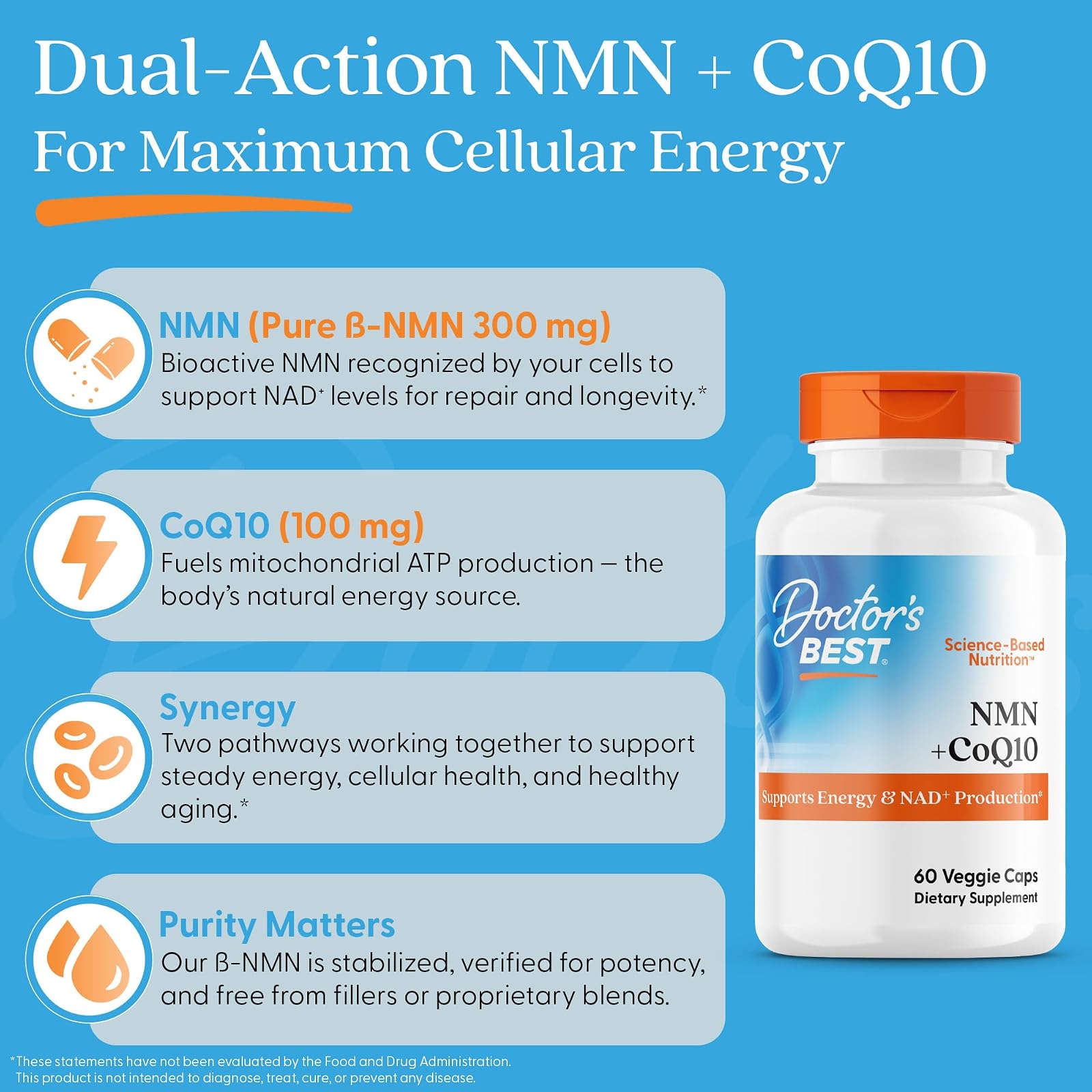 CoQ10 capsules for heart health