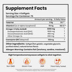 CoQ10 enriched fish oil softgels