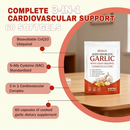 CoQ10 enriched garlic for energy