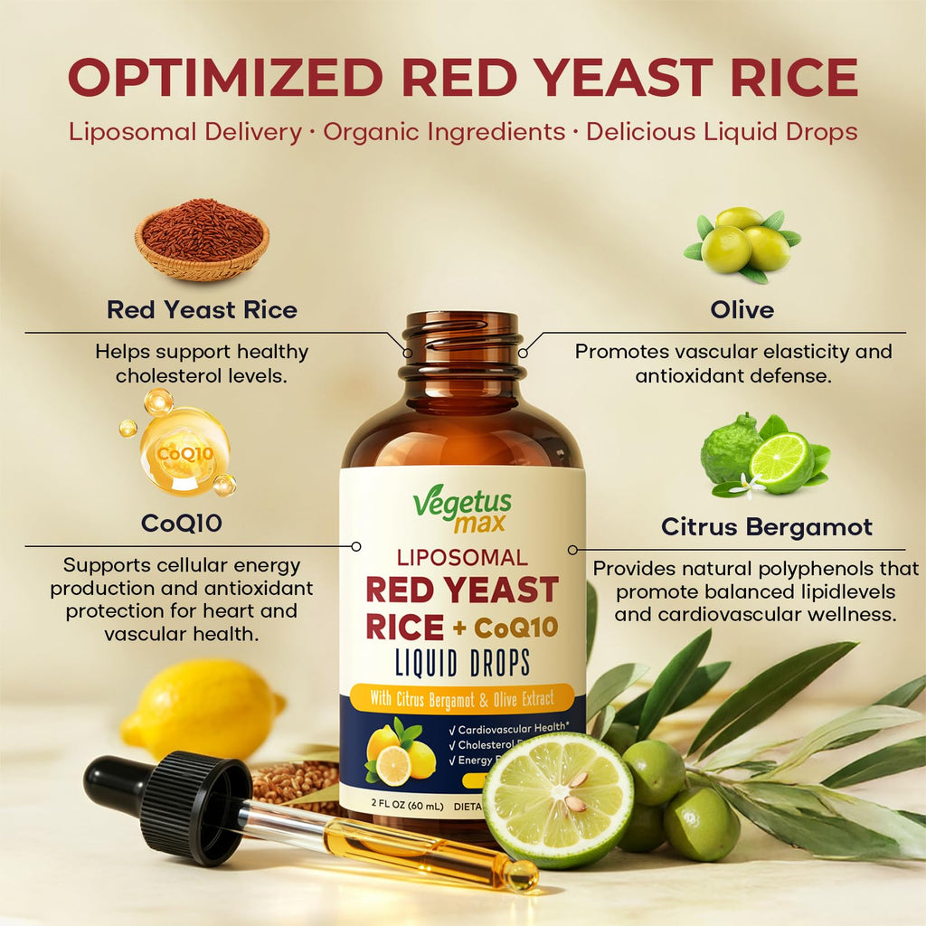 CoQ10 enriched red yeast rice