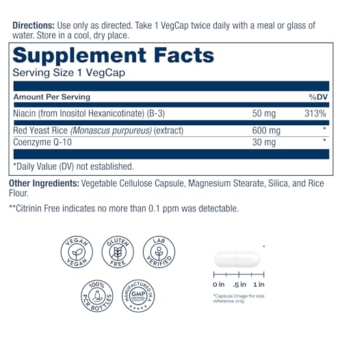 CoQ10 enriched Red Yeast Rice