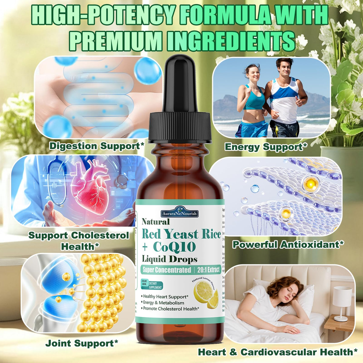 CoQ10 enriched vitamin A formula