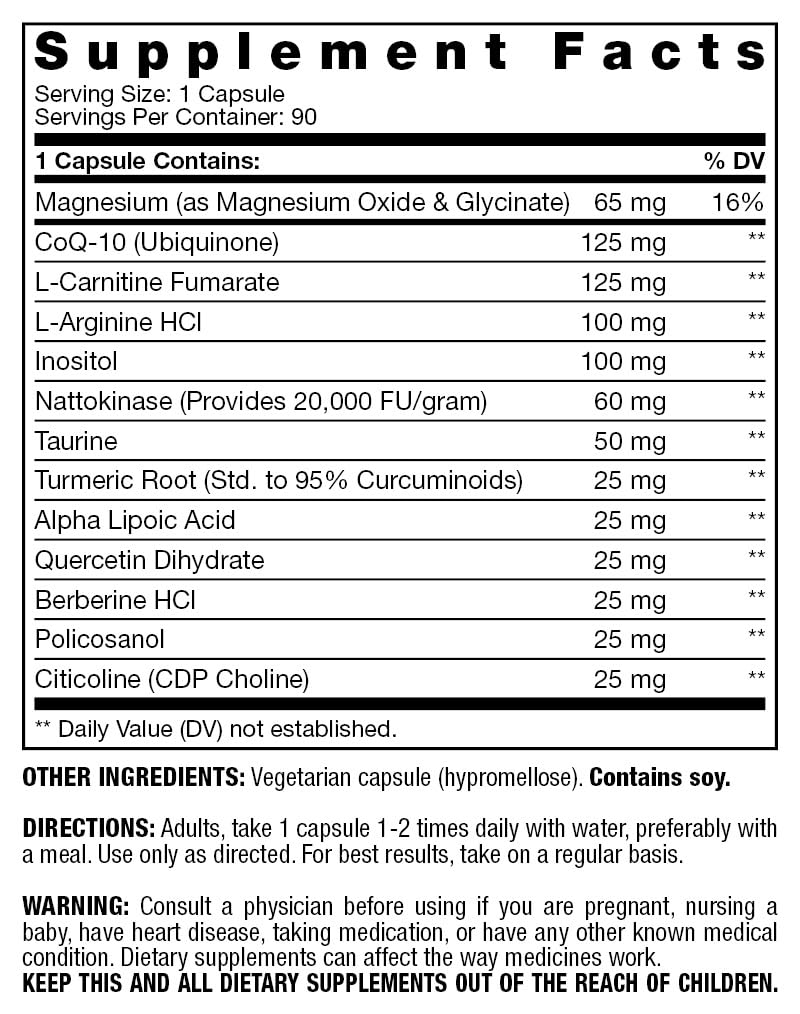 CoQ10 for heart health support