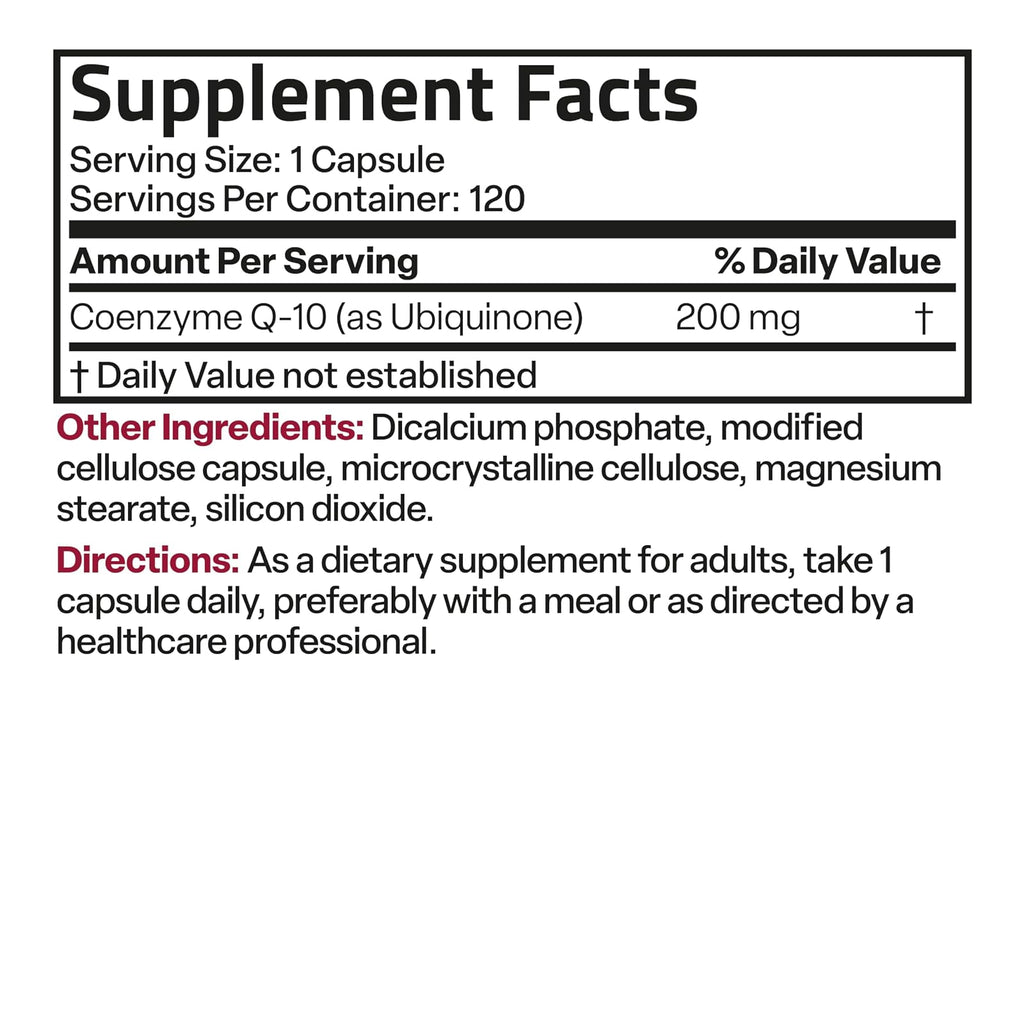 CoQ10 for overall wellness and health