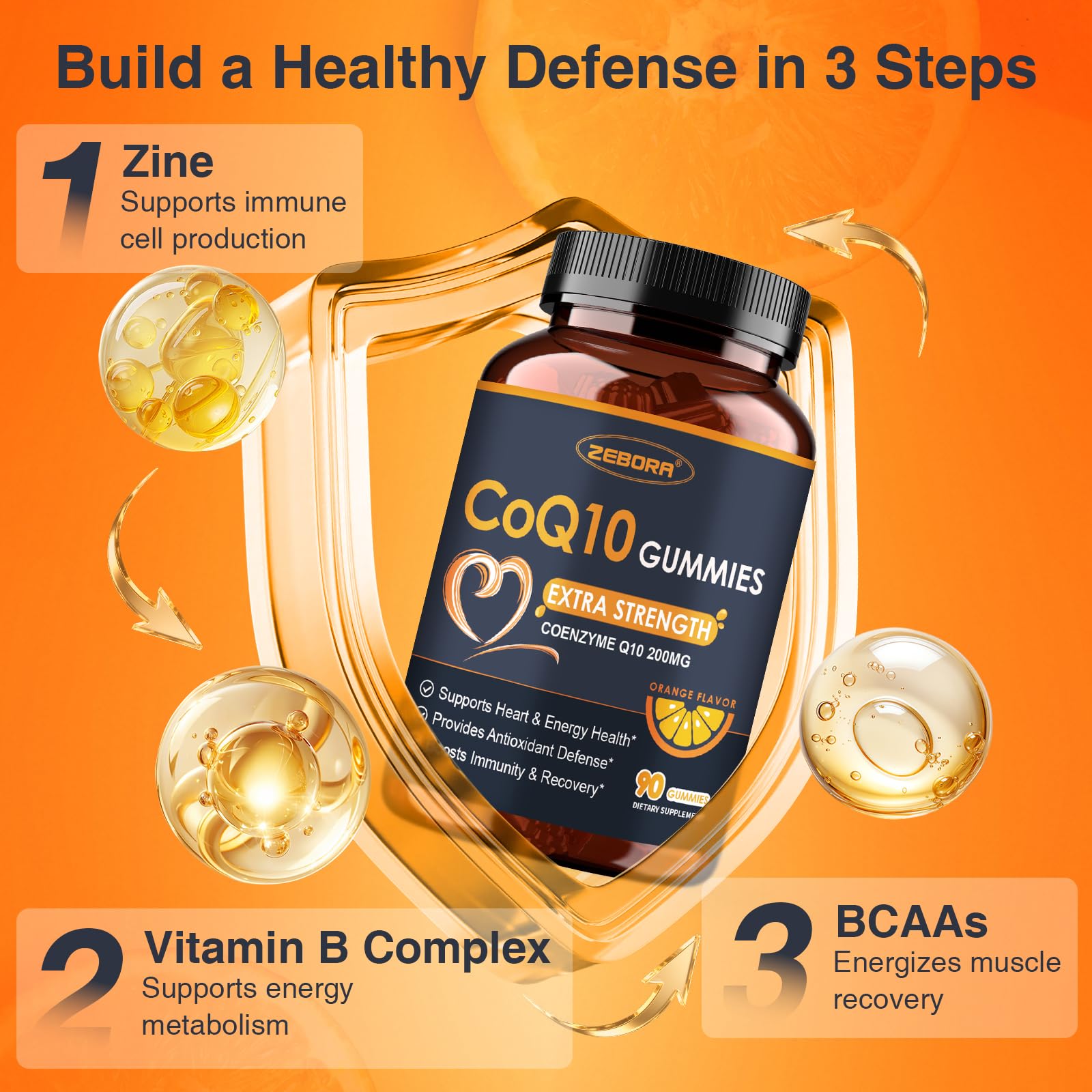 CoQ10 gummies for antioxidant support