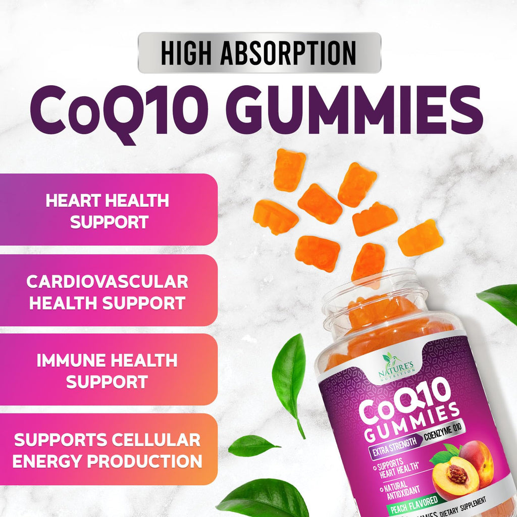 CoQ10 gummies for improved vitality
