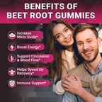 CoQ10 infused beet root gummies