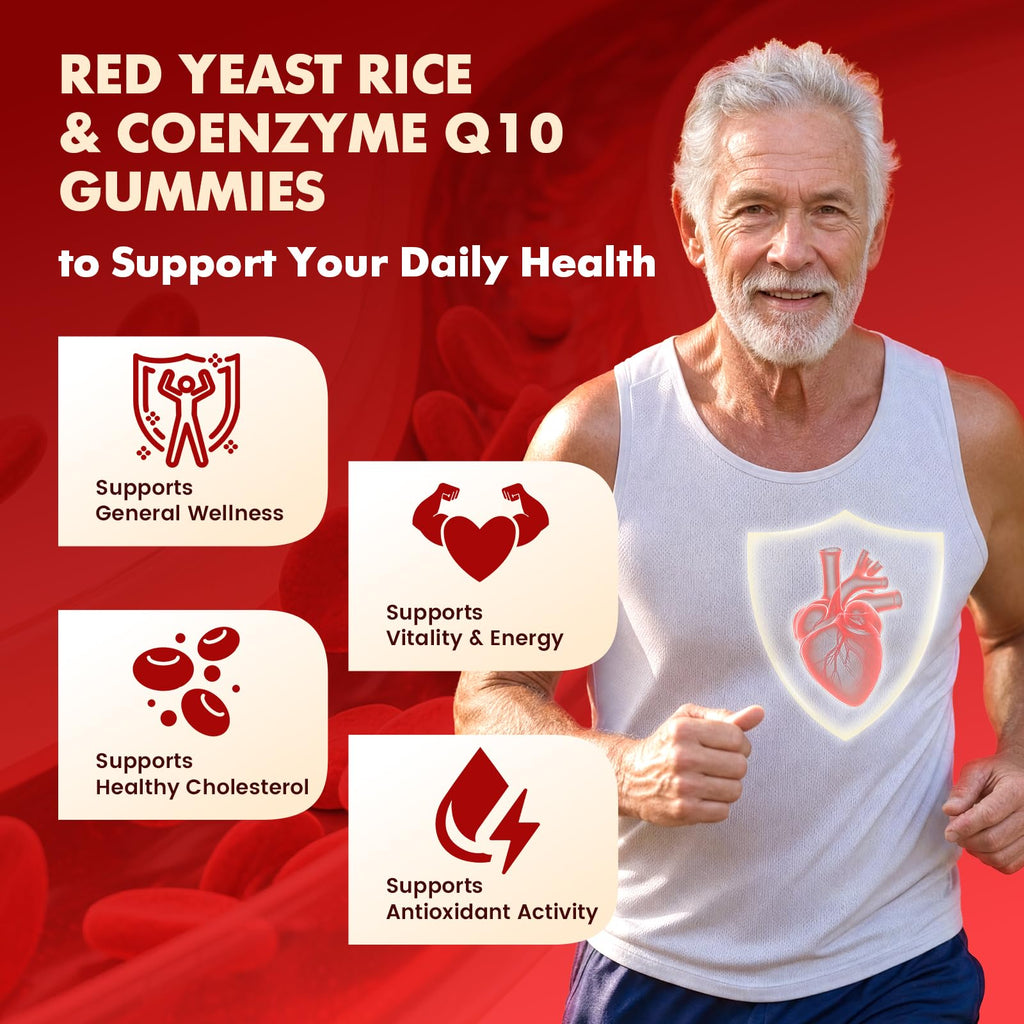 CoQ10 infused herbal gummies