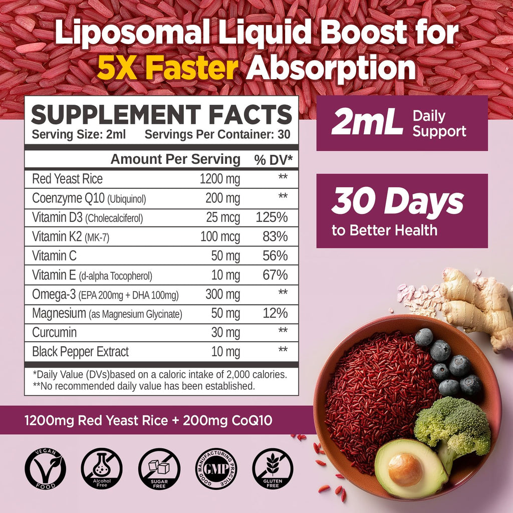 CoQ10 infused liquid supplement