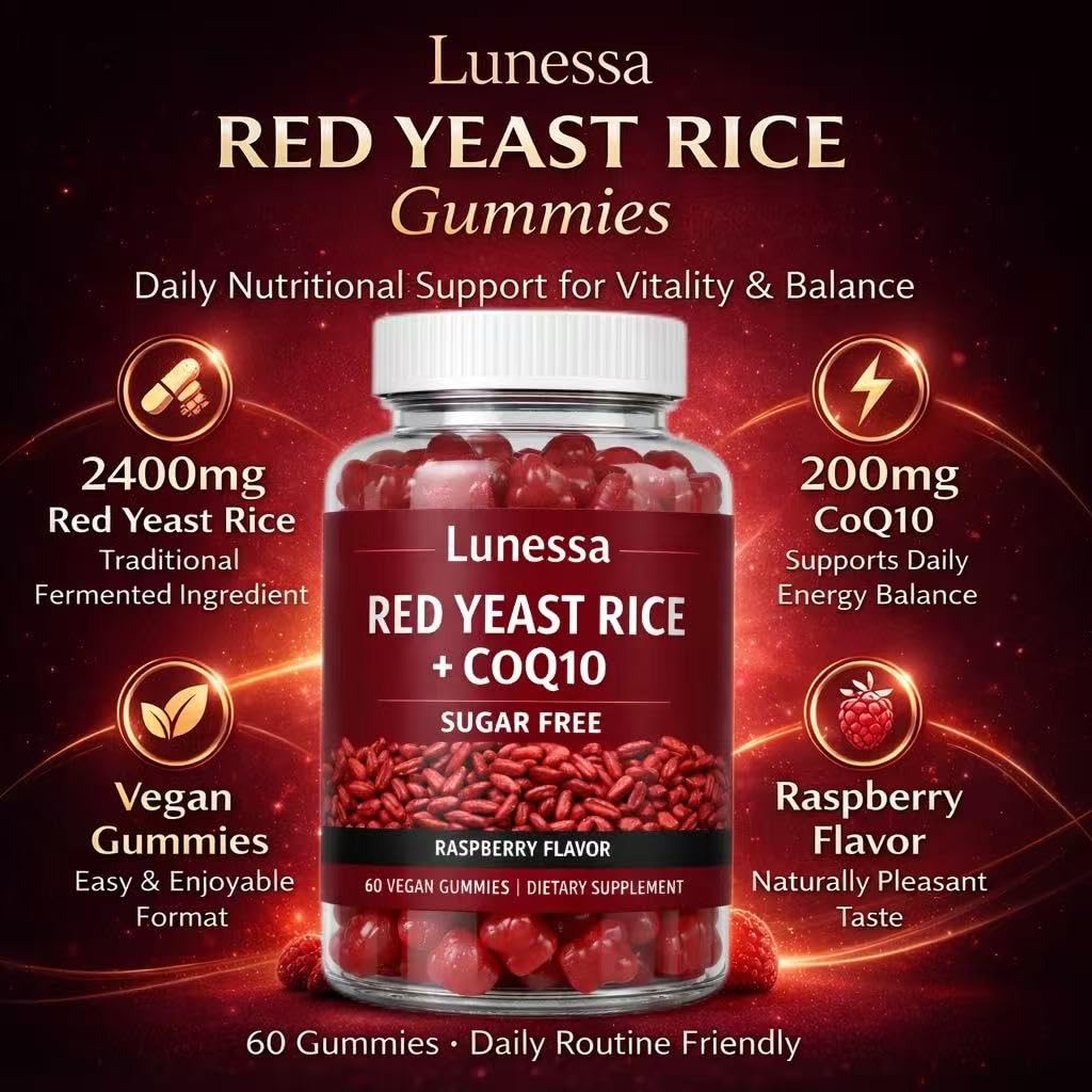 CoQ10 infused red yeast rice