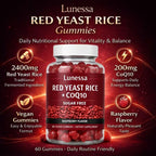 CoQ10 infused red yeast rice