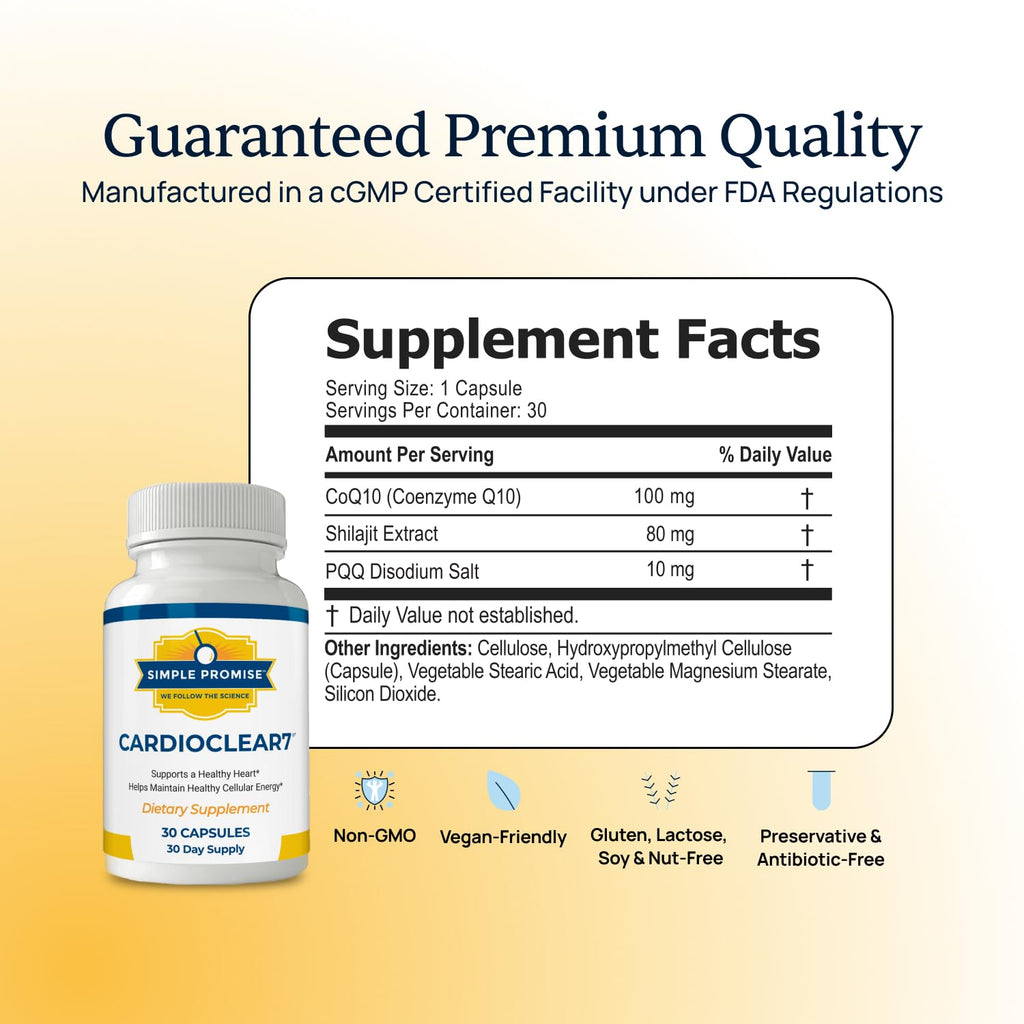 CoQ10 PQQ capsules for energy boost
