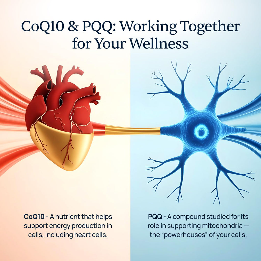 CoQ10 PQQ for enhanced antioxidant support