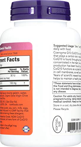 CoQ10 soft gels for heart health