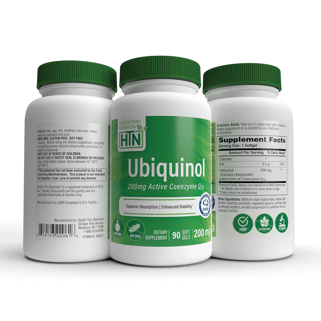 coq10 softgels for antioxidant protection