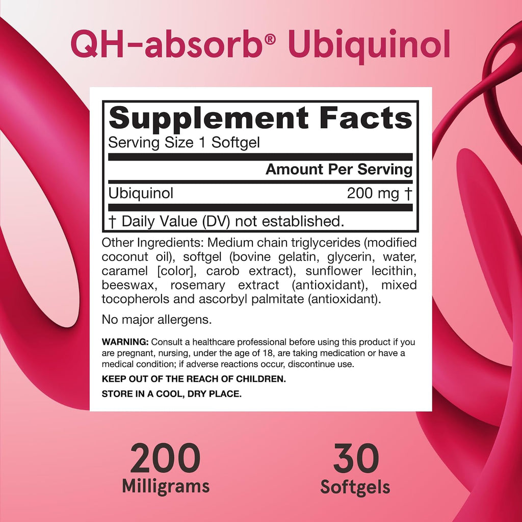 CoQ10 softgels for cellular energy