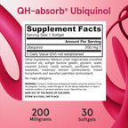 CoQ10 softgels for cellular energy