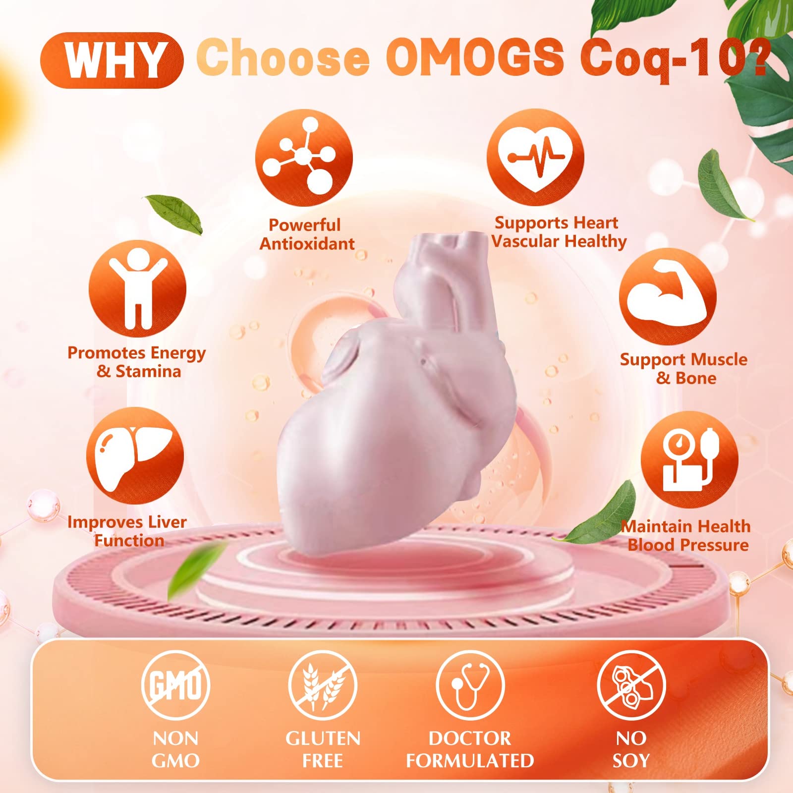 coq10 softgels for cellular energy