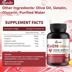 CoQ10 softgels for cellular health