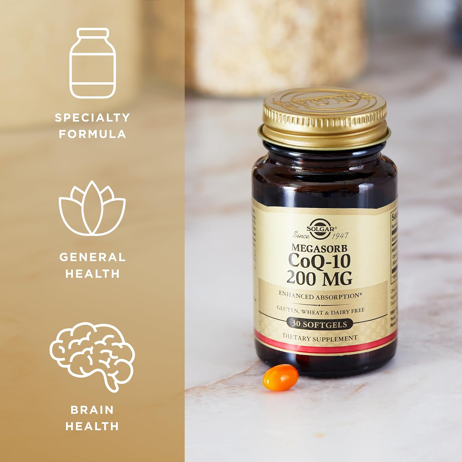 coq10 softgels for cellular support