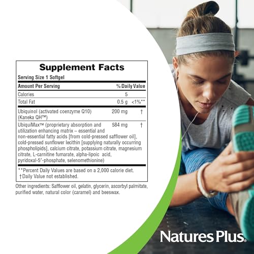 CoQ10 softgels for daily wellness