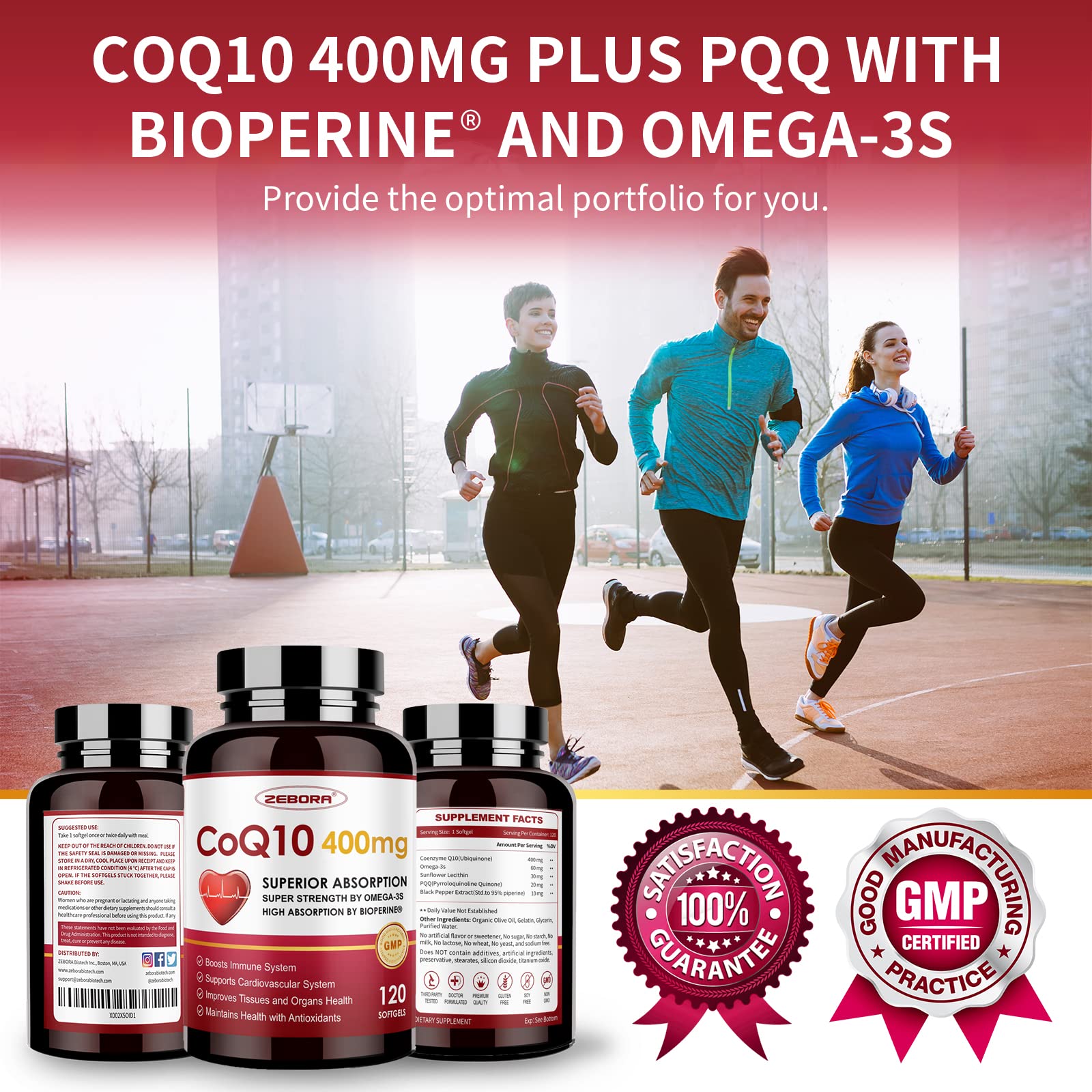 CoQ10 softgels for daily wellness