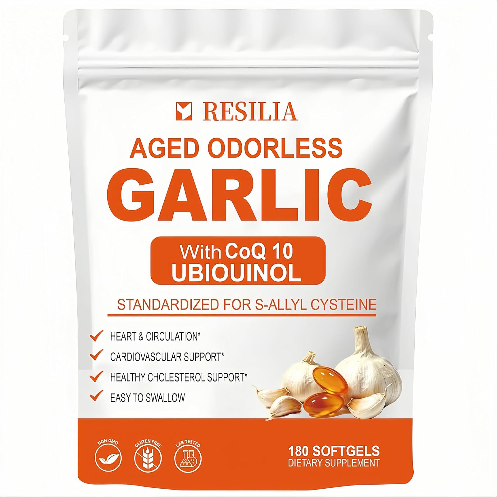 CoQ10 softgels for heart health