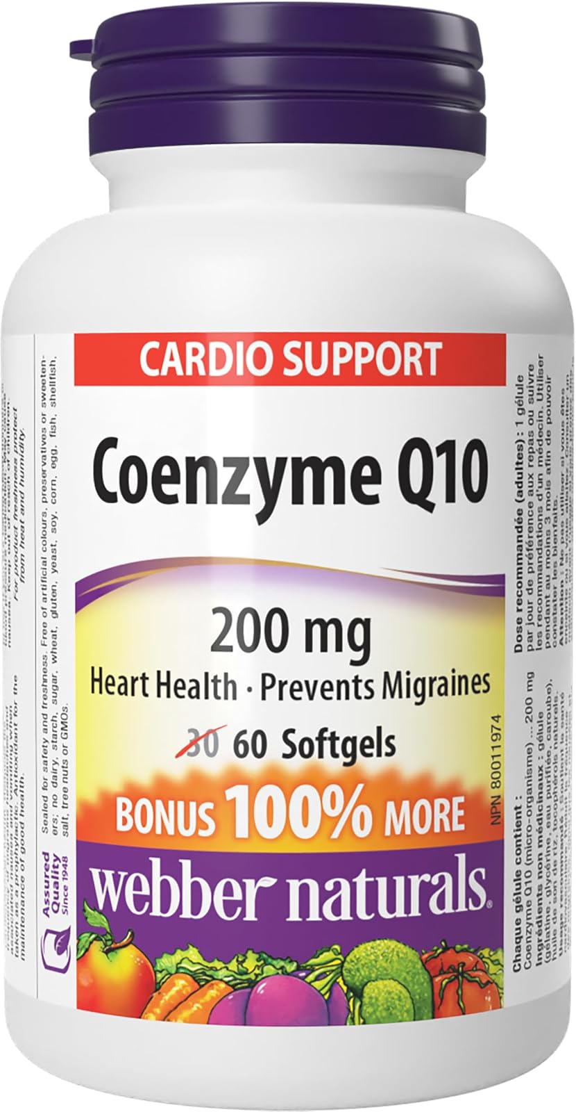 coq10 softgels for heart health