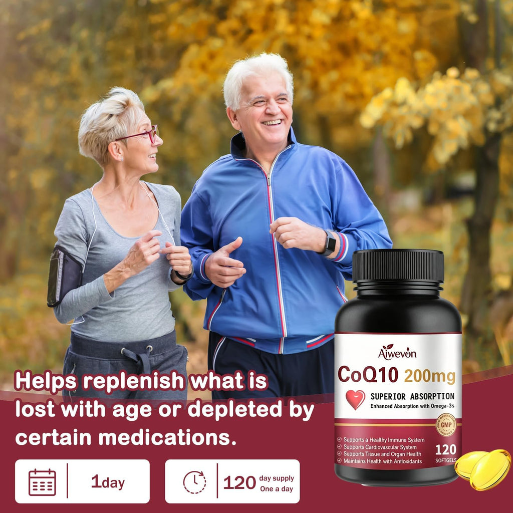 CoQ10 softgels to boost immune function