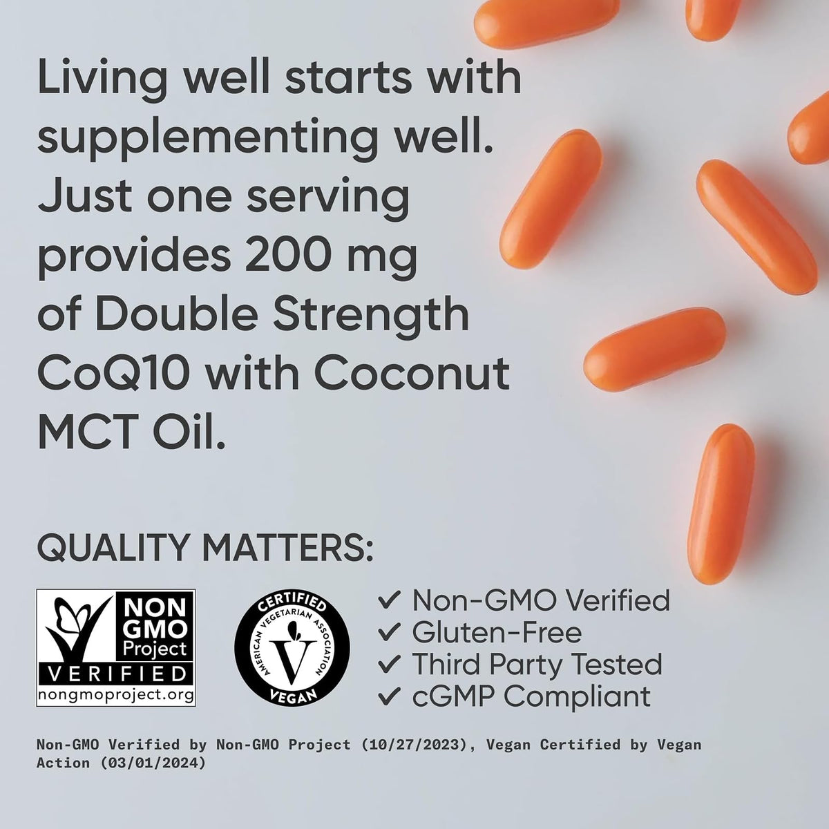 CoQ10 supplement for active lifestyle