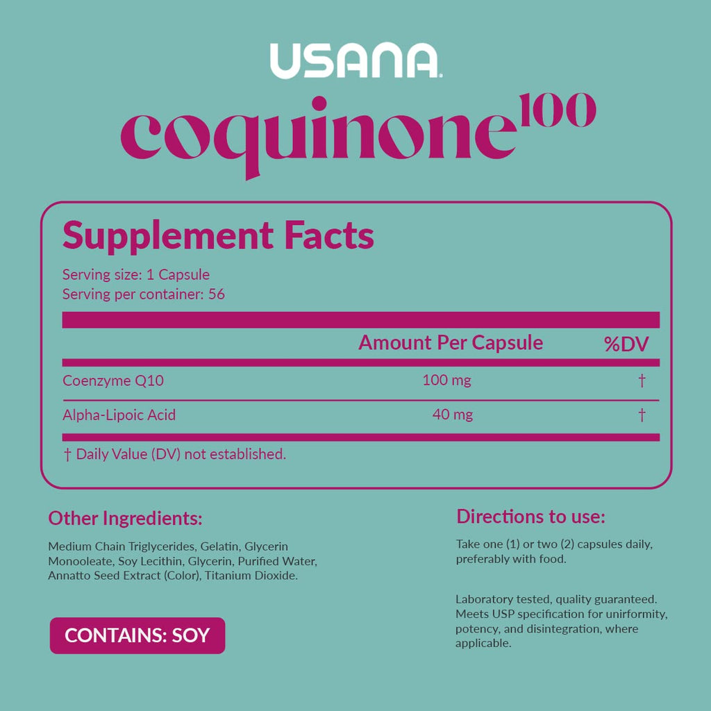 CoQ10 supplement for energy support