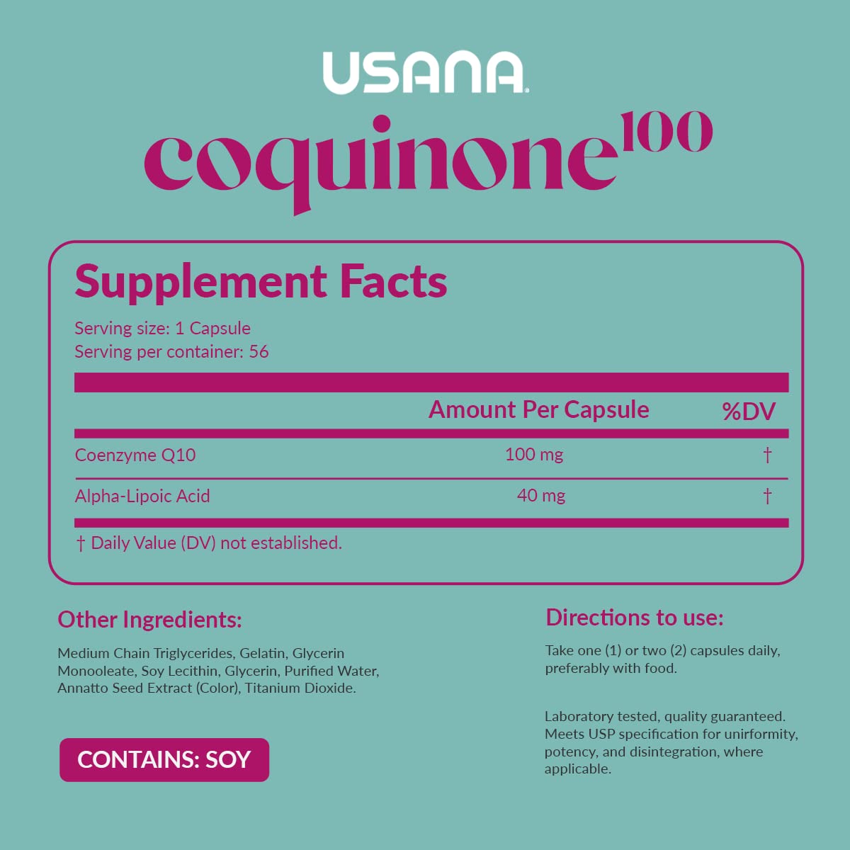 CoQ10 supplement for energy support