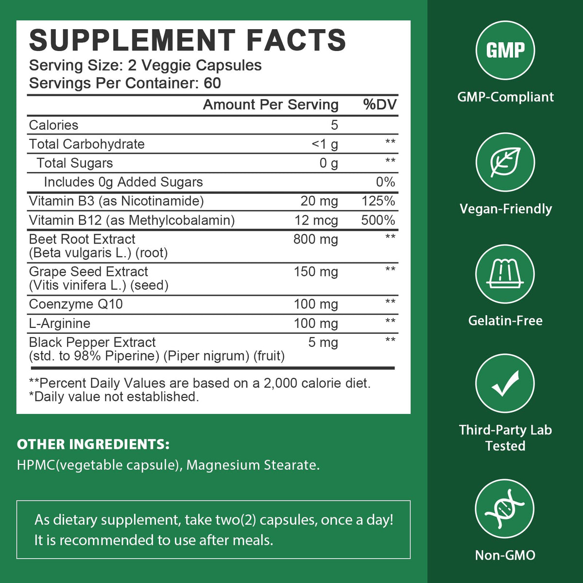 CoQ10 supplement for heart health
