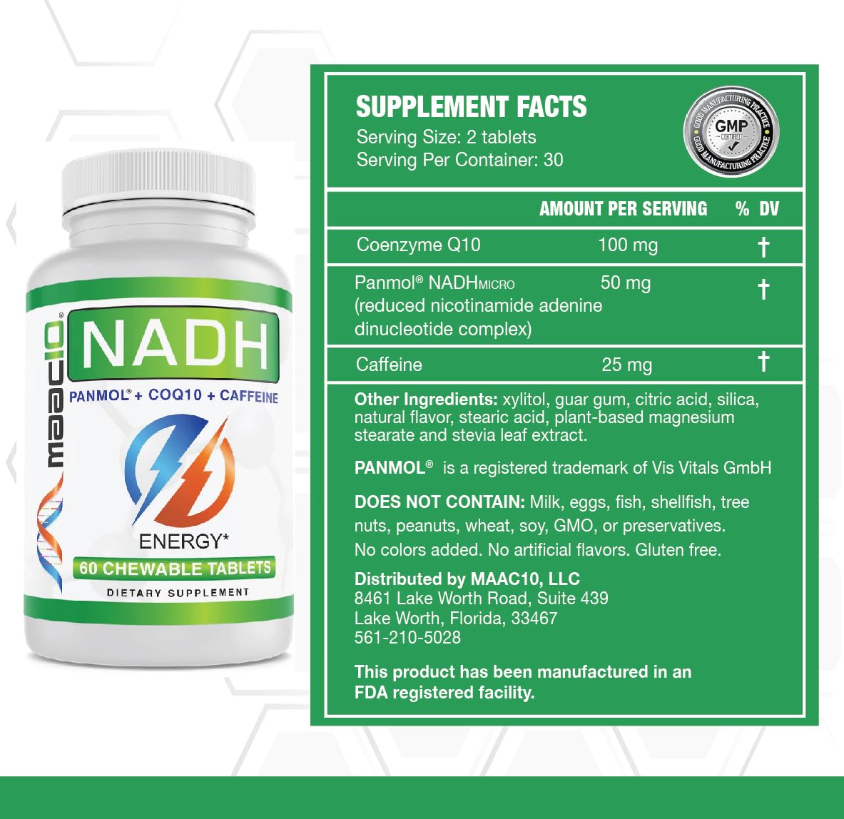 CoQ10 supplement for vitality