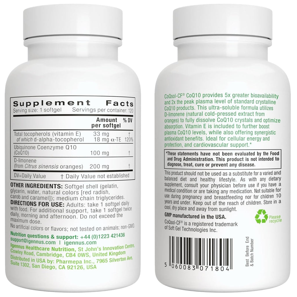 coq10 ubiquinol antioxidant benefits