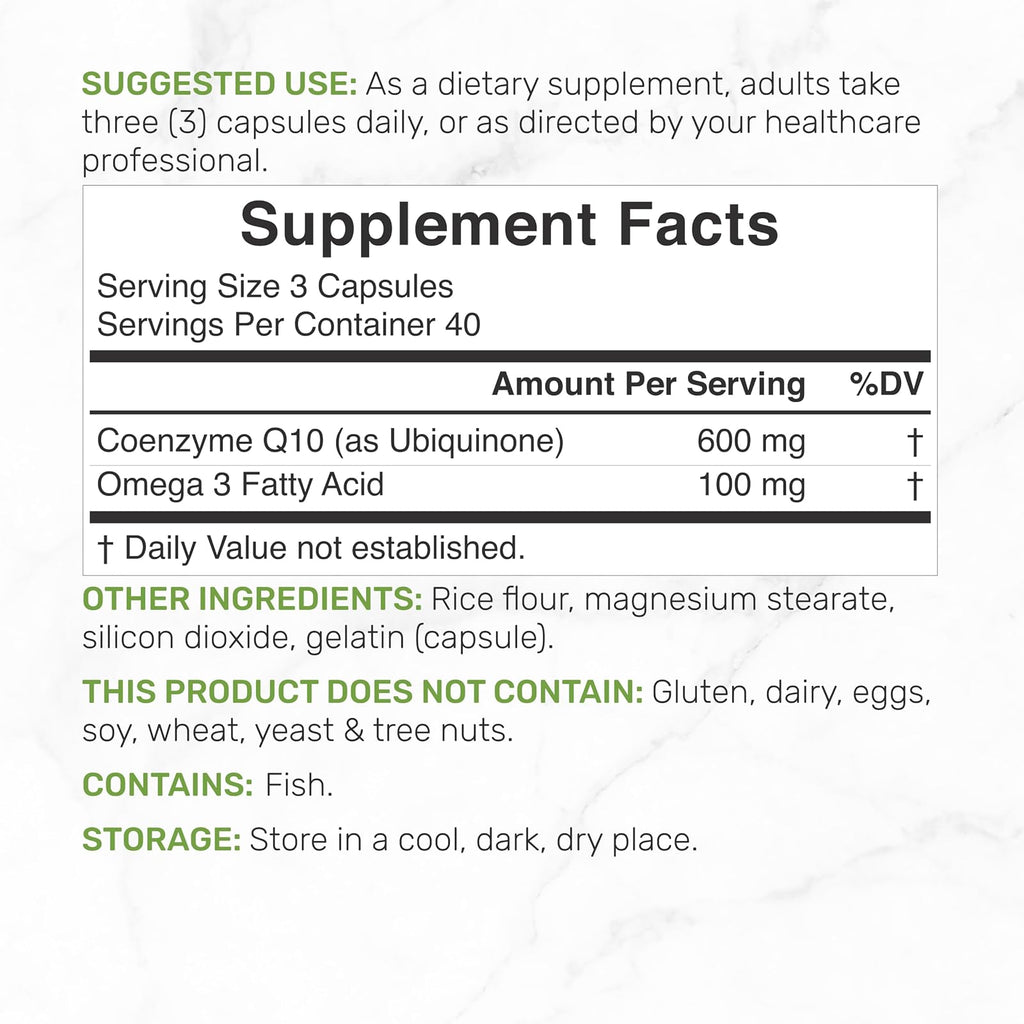 coq10 ubiquinol energy support capsules