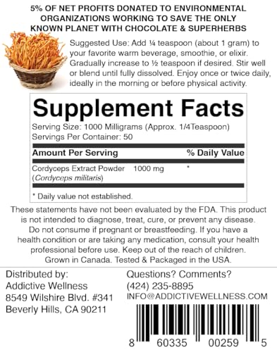 Cordycepin benefits for active lifestyle