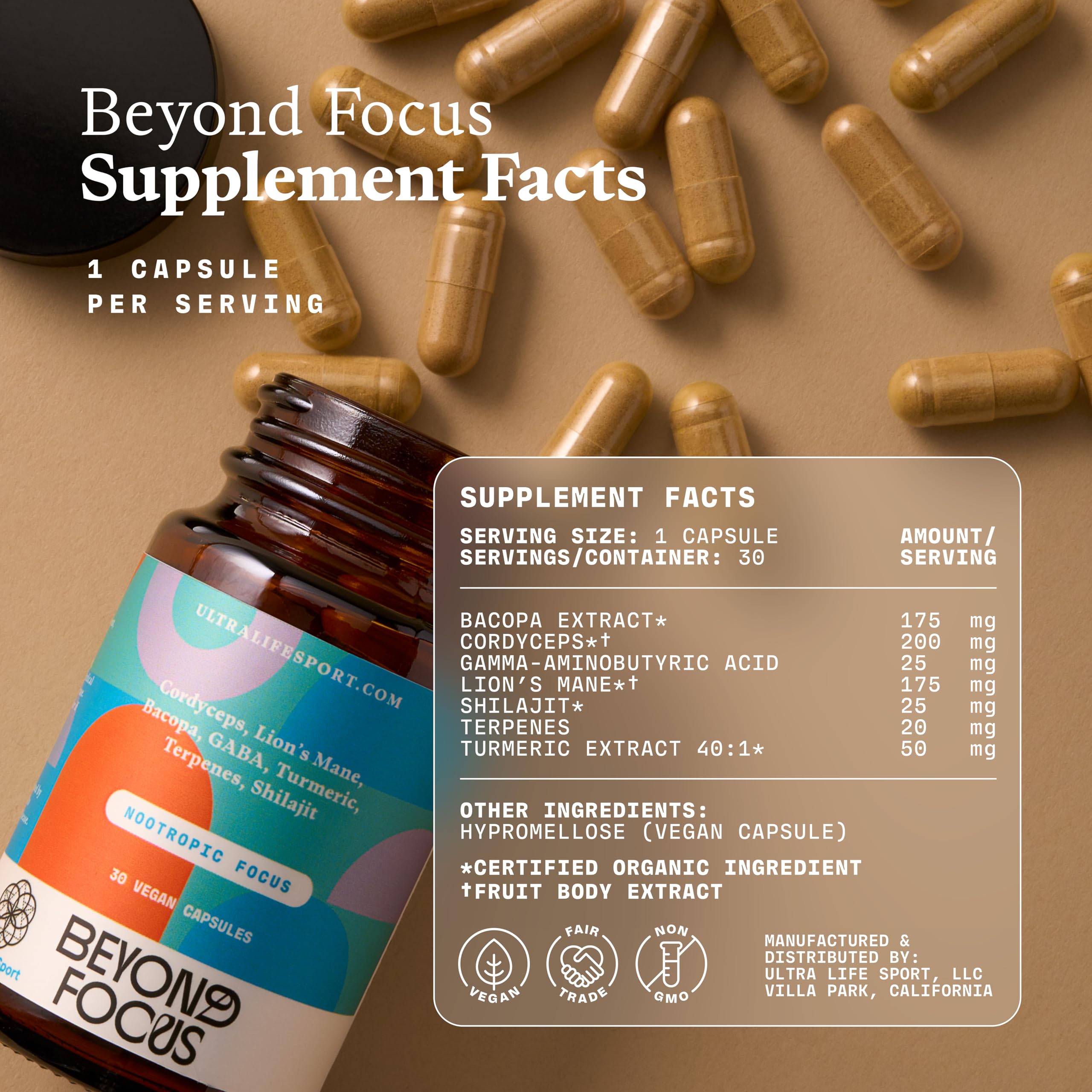 Cordyceps and Lion’s Mane blend