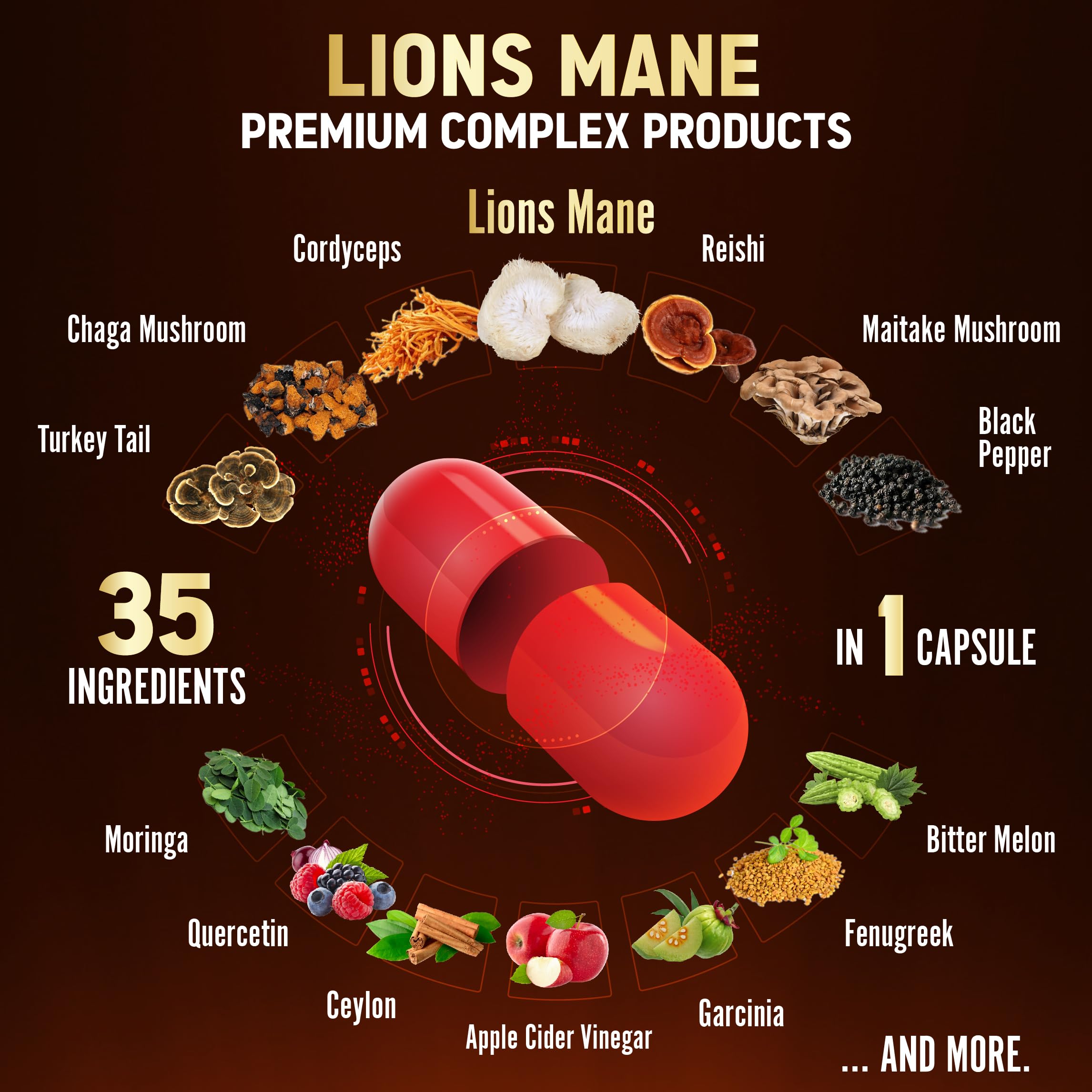 Cordyceps and Reishi mushroom synergy