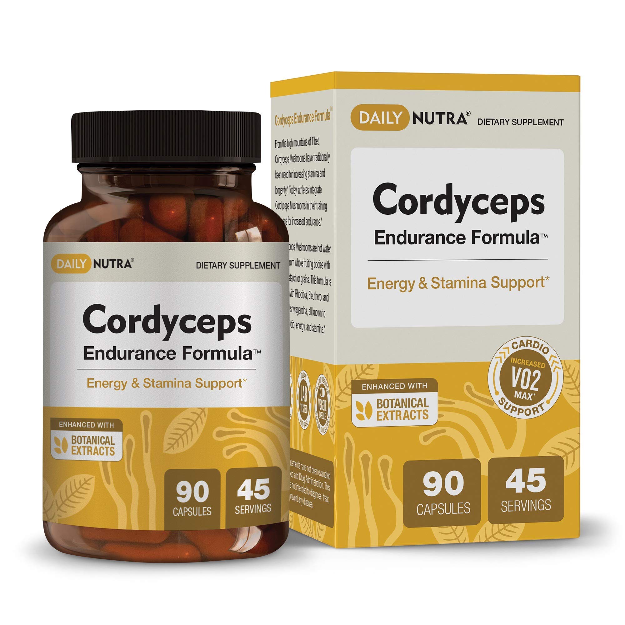 Cordyceps endurance formula for energy